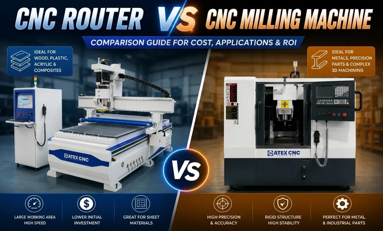CNC Router vs CNC Milling Machine Key Differences and Buying Guide ...